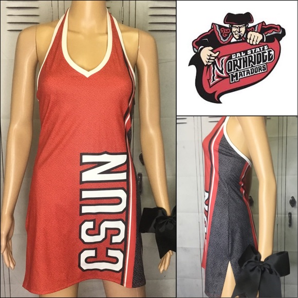 the line up | Dresses | Cheer Uniform Dress Cal State North Ridge ...